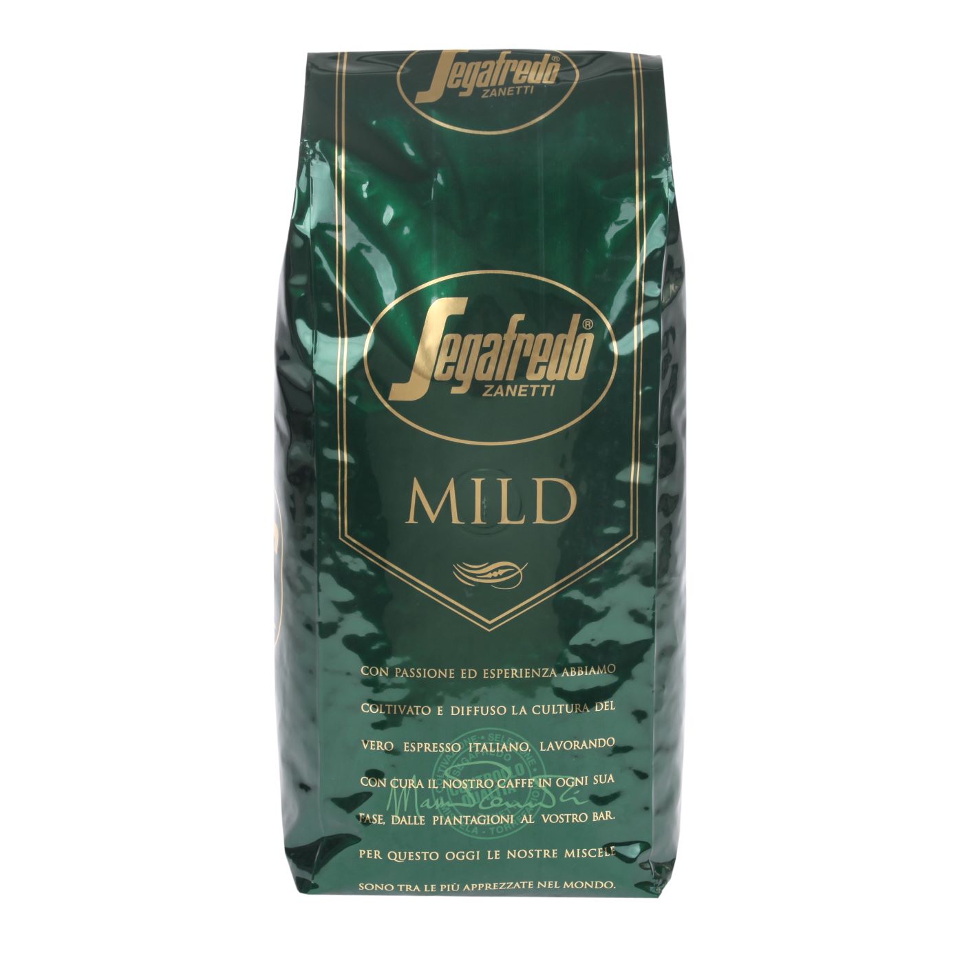 Segafredo Kaffee Mild, 1kg, ganze Bohne | Kaffee-Team.net
