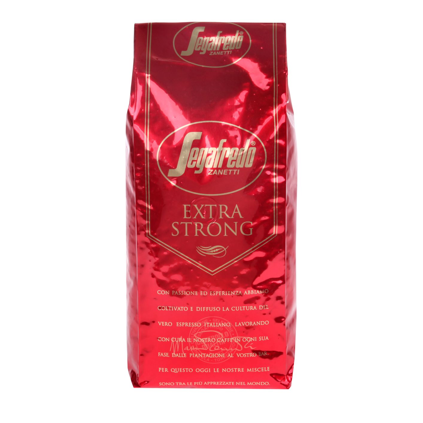 Segafredo Espresso Extra Strong, 1kg, ganze Bohne | Kaffee-Team.net